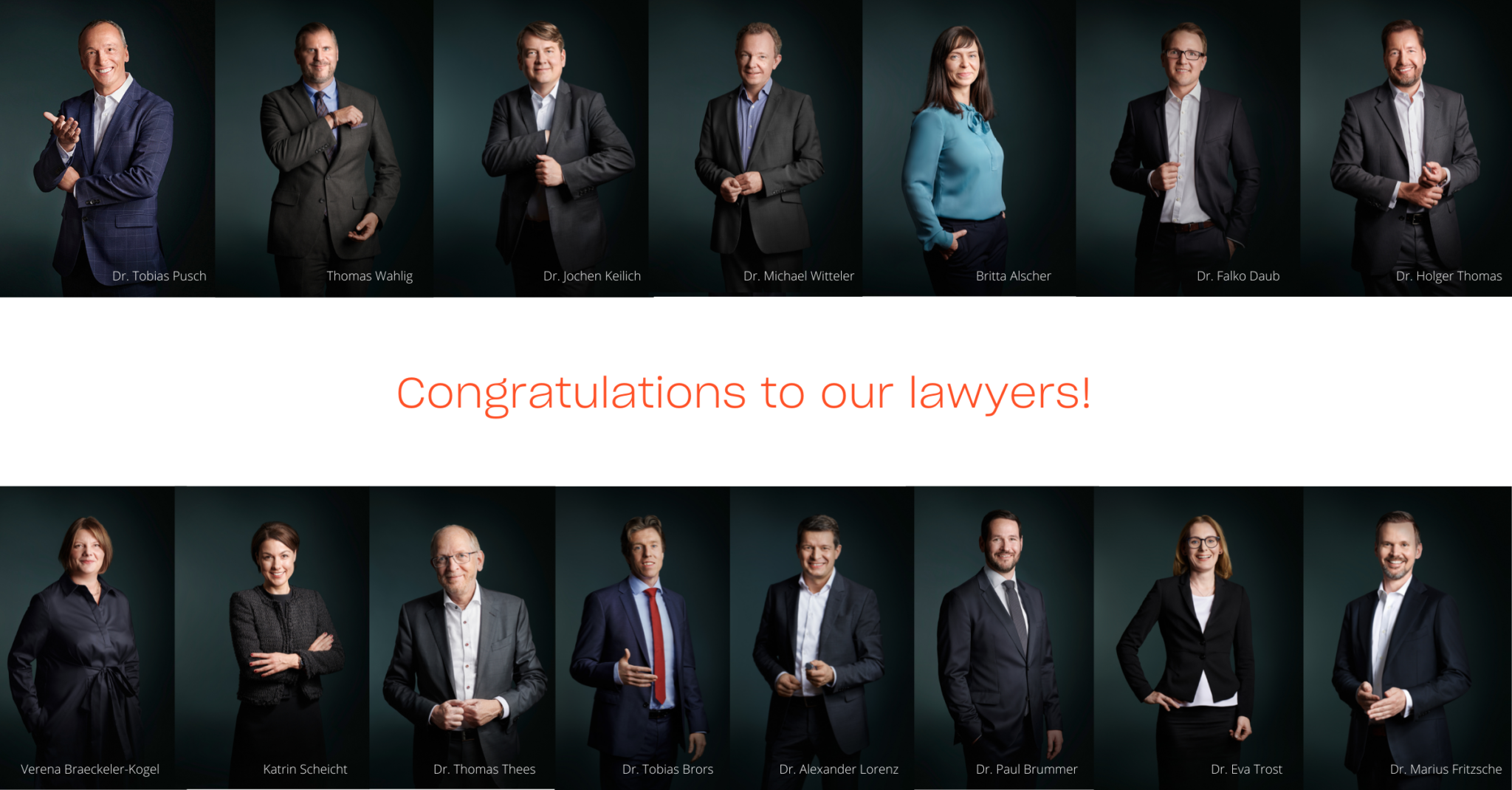 15 lawyers listed in Best Lawyers ranking